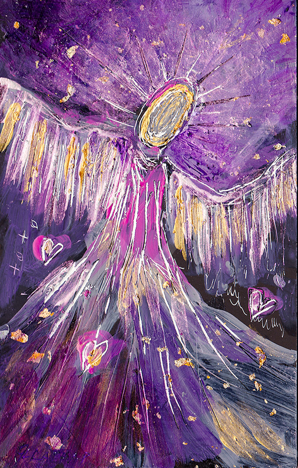 angel-within-purple | Northern & Central Coast California artist Gayle ...